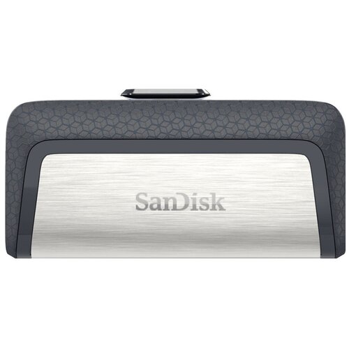 Флешка SanDisk Ultra Dual Drive USB Type-C 256 ГБ, 1 шт., черный/серебристый