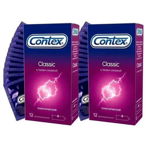 Презервативы Contex Classic, 2 уп. по 12 шт.