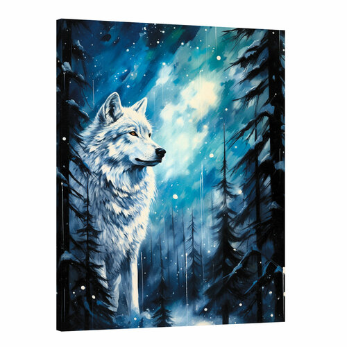 Интерьерная картина 50х70 "Волчьи мечты"