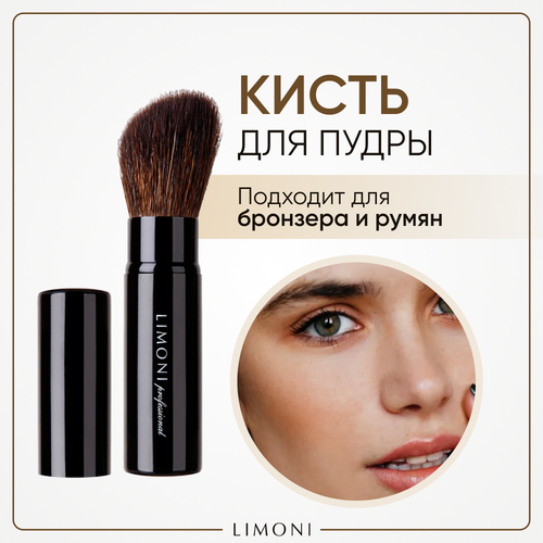 Limoni Кисть Professional №30 черный/коричневый №30