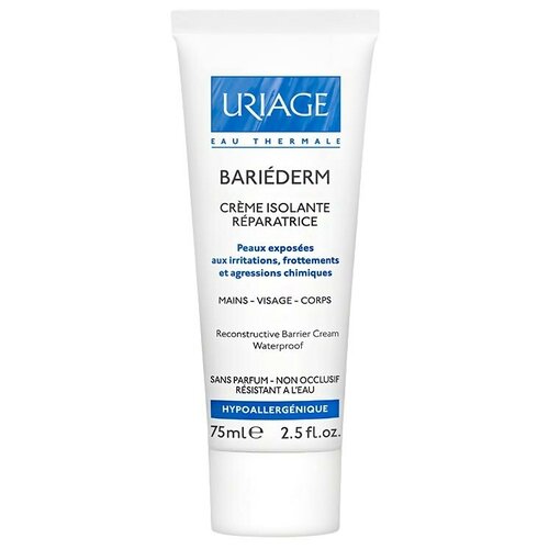 Uriage Крем для лица и тела Bariederm Creme Isolante Reparatrice Изолирующий восстанавливающий, 75 мл