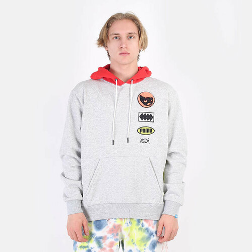 Толстовка PUMA Playbook Pullover, размер XL, серый