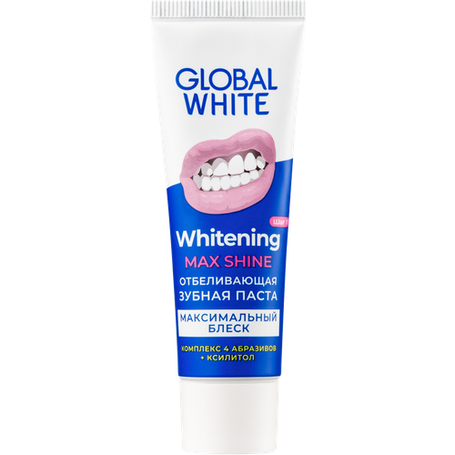 Global White Зубная паста Отбеливающая Whitening Max Shine 30 мл 1 шт