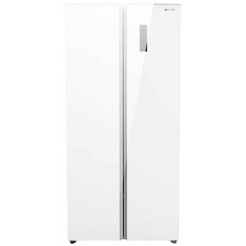 Холодильник Side by Side Kraft KF-MS4701WI Белое стекло