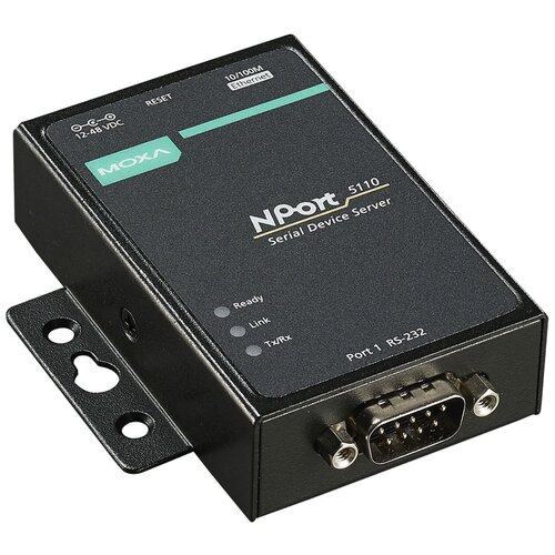 NPort 5110 1-портовый асинхронный сервер RS-232 в Ethernet MOXA