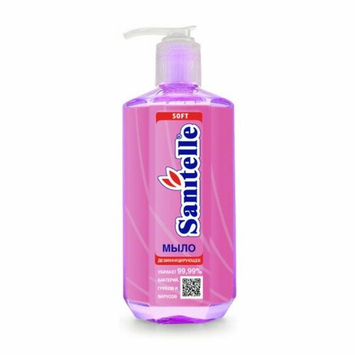 Жидкое мыло для рук Sanitelle Soft дезинфицирующее, 300 мл. 10334565