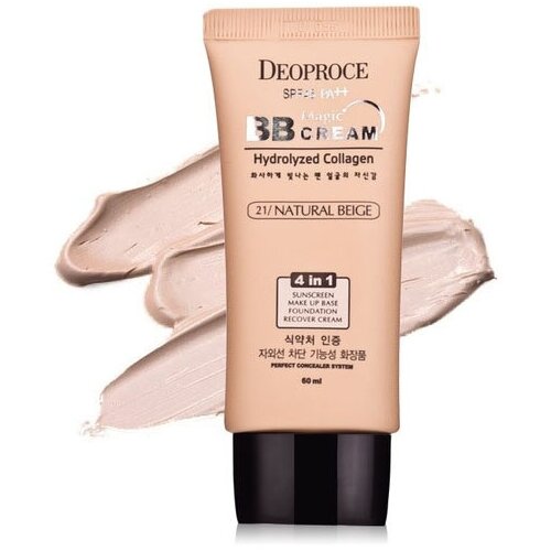 BB-крем с коллагеном и гиалуроновой кислотой Deoproce Magic BB Cream SPF50+ PA+++ #21 60ml