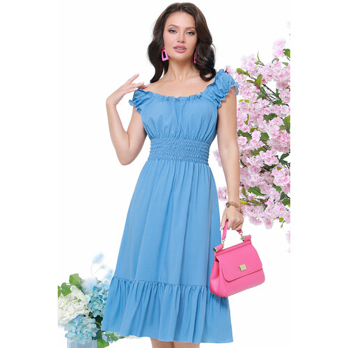 Платье DStrend, размер 52, голубой