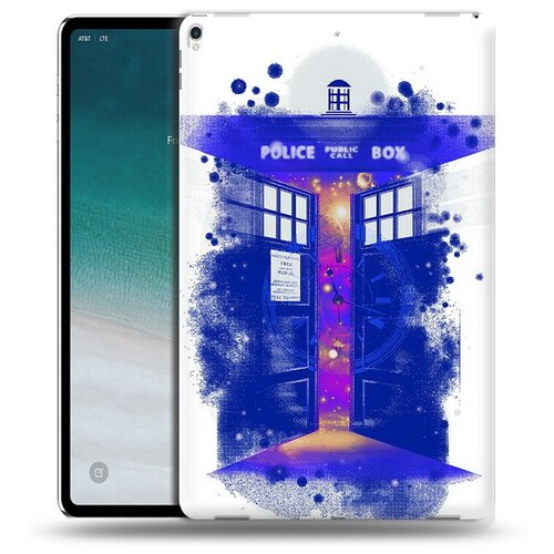 Чехол задняя-панель-накладка-бампер MyPads фиолетовый уголок абстракция для iPad Pro 12.9 (2018) A1895/A1983/A2014 противоударный