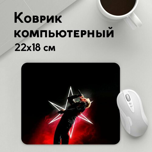 Коврик для мышки прямоугольный 220x180x3мм / Bring Me the Horizon / Рок / Oliver on live