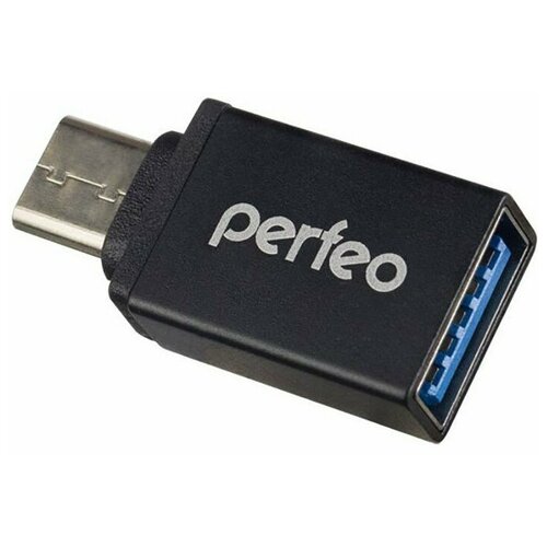 Адаптер Perfeo USB adapter with Type-C (PF-VI-O006 Black)