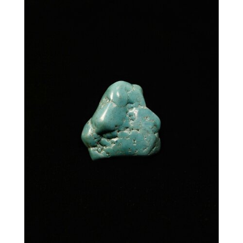 Оберег, амулет Бирюза - 3.5-4.5 см, натуральный камень, самоцвет 1 шт - символ любви, красоты и гармонии