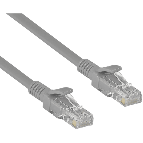 Патч-корд RJ-45 UTP кат.5e, 50 см, серый, CCA, Exegate 10 штук