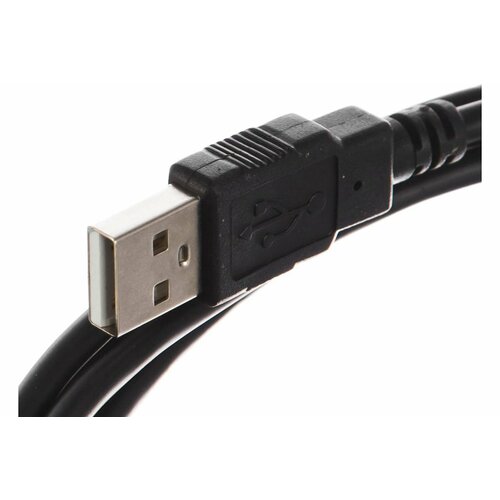 Кабель USB 2.0 A--mini-B 5P 1,8м, чёрный TC6911BK-1.8M