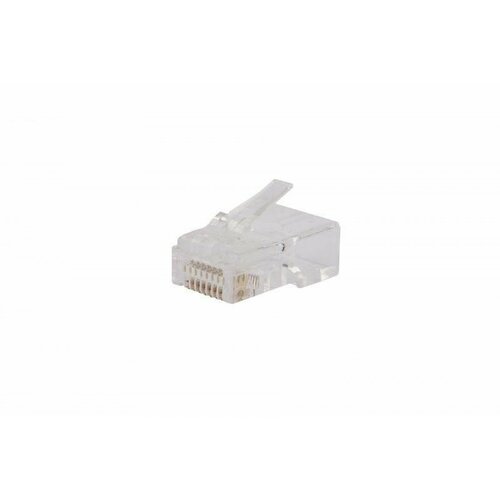 Разъем легкой оконцовки PLEZ-8P8C-U-C5-100 RJ-45 (8P8C) под витую пару кат.5 (50 µ"/ 50 микродюймов) универс. (для ож и мж кабеля) (уп.100шт) Hyperli