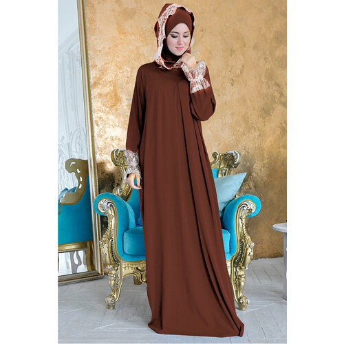 Платье Hayat, размер 42-52, коричневый