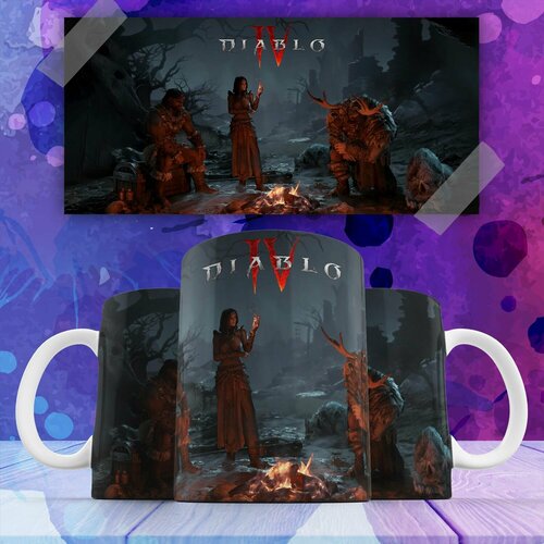 Кружка компьютерная игра Diablo IV Диабло 330 мл