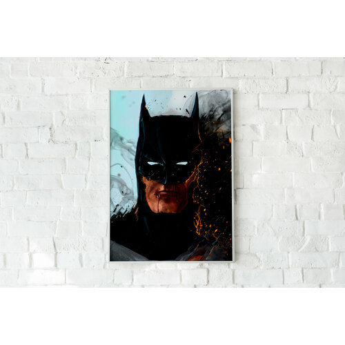Плакат без рамы Бэтмен/Арт/Batman/ Плакат на стену 30х42 см / Постер формата А3