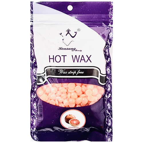 HOT WAX/Воск для депиляции в гранулах 100 гр/Апельсин