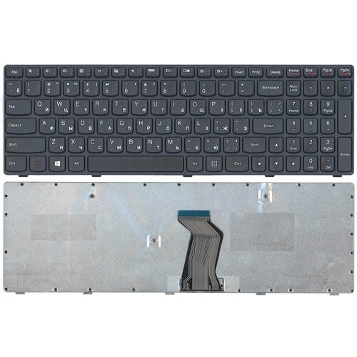 Клавиатура для ноутбука Lenovo G500 G505 G505A G510 G700 G700A G710 черная с черной рамкой