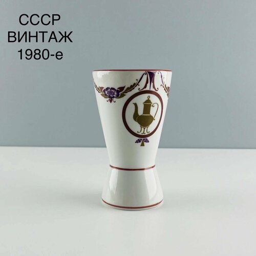 Винтажная салфетница. Фарфор ЛФЗ. Автор Лепорская. СССР, 1980-е.