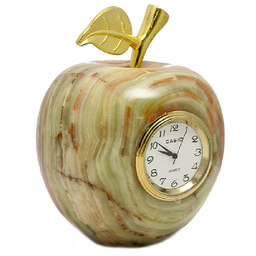 Часы "Яблоко" оникс
