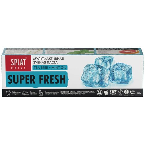 Зубная паста Splat Daily Super Fresh, 100 г