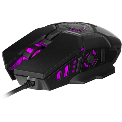 Игровая мышь SVEN RX-G880 чёрная (7 кнопок, 7000 dpi, USB, вентилятор, RGB подсветка )SV-021054