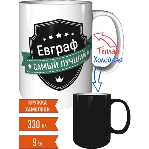 Кружка Евграф самый лучший - с проявление картинки от тепла