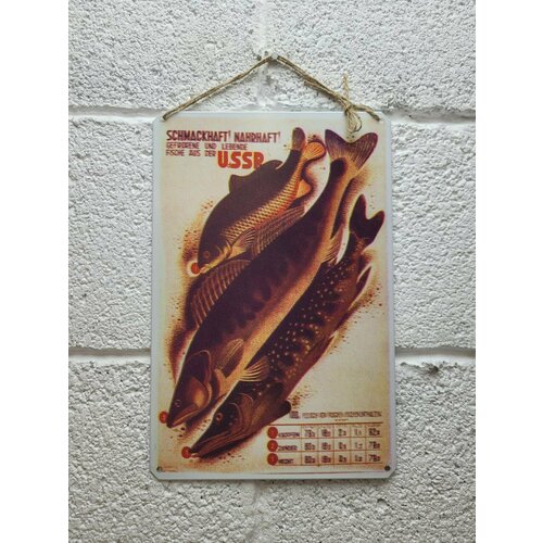 Вкусные замороженные блюда, советская реклама постер 20 на 30 см, шнур-подвес в подарок