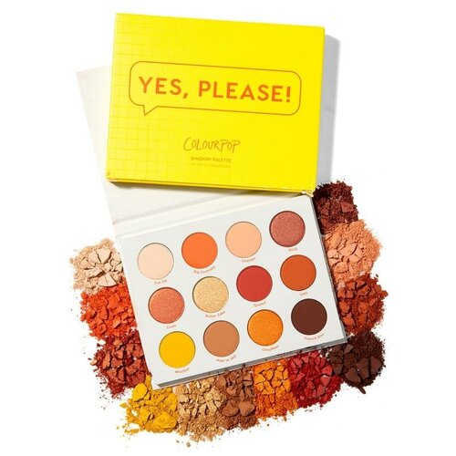 ColourPop Палетка теней Yes, Please!, 10.2 г