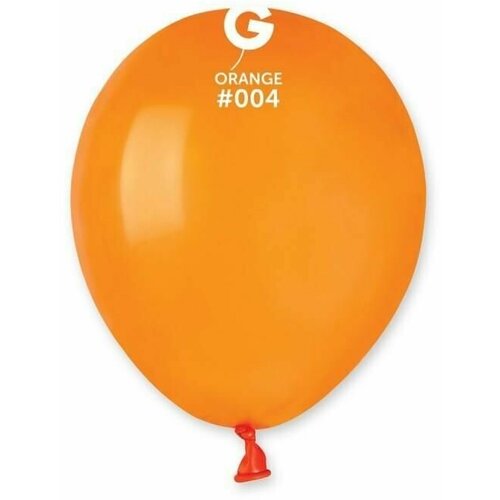 Воздушный шар, Весёлая затея, 5"/04 Пастель Orange 100шт