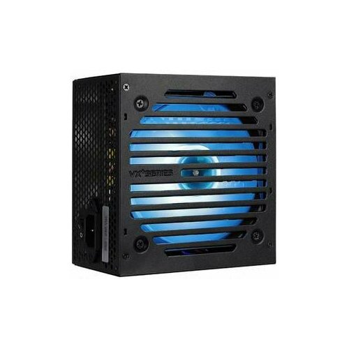 Блок питания Aerocool VX PLUS 800 RGB <800W, (20+4+4+4 pin, 4x(6+2) pin, 6xSATA, 4xMolex, FDD, 12 см, кабель питания, Active PFC, ATX> RTL