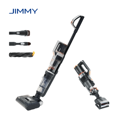 Jimmy Пылесос вертикальный Jimmy HW10 Pro Grey+Golden Cordless Vacuum&Washer с функцией влажной уборки с адаптером модели ZD24W342060EU