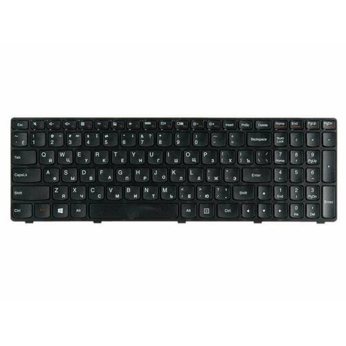 Клавиатура ZeepDeep для Lenovo G500, G505, G510, G700, G710 25210962 Black, black frame, гор. Enter