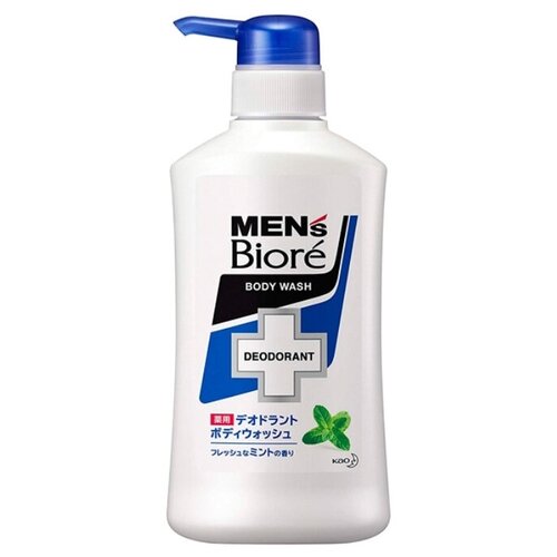 Kao Мыло жидкое Men's Biore Deodorant с ароматом мяты, 440 мл