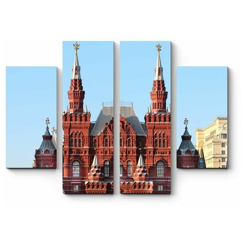 Модульная картина Великолепная архитектура Москвы110x83
