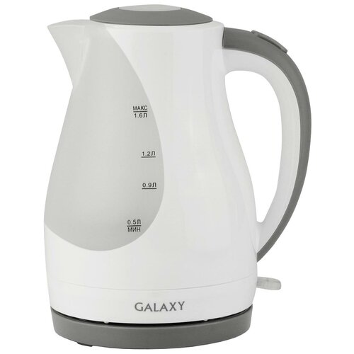 Чайник GALAXY LINE GL0200, белый/серый