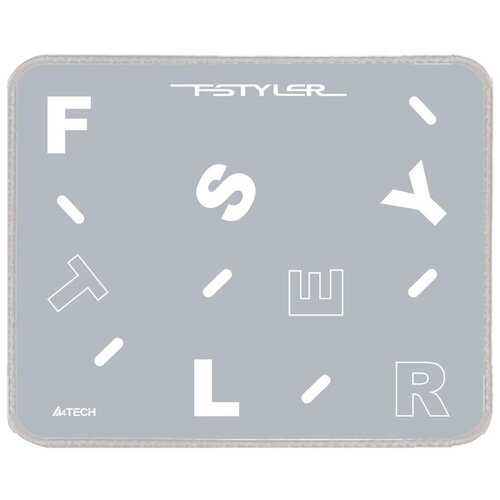 Коврик для мыши A4Tech FStyler FP25, серый/белый (FP25 SILVER)