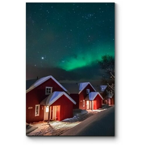 Модульная картина Зимняя ночь 20x30