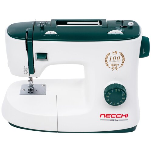 Швейная машина Necchi 3323 A, белый/зеленый