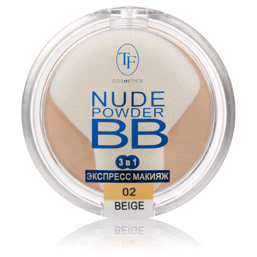 TF Cosmetics пудра компактная Nude Powder BB CTP-15 02 beige 12 г