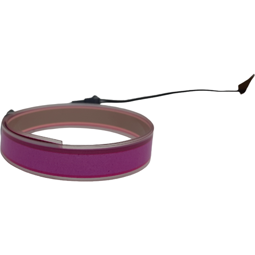 EL гибкая неоновая лента ( EL Wire ) 1 метр, с разъемом для подключения, фиолетовый