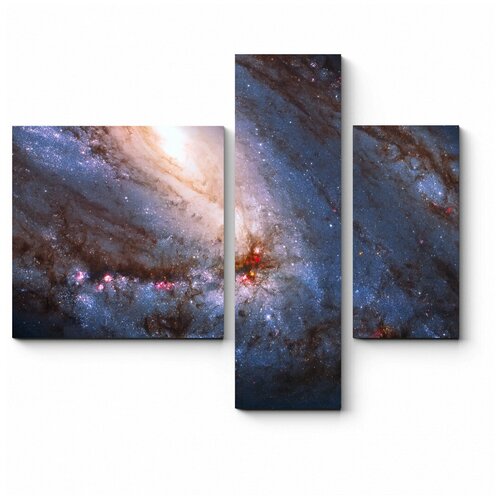 Модульная картина Свет галактик 80x66