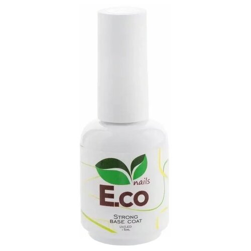 E.co nails Базовое покрытие Strong Base Coat, 002, 15 мл