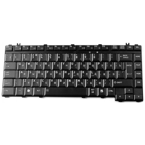 Клавиатура для ноутбука Toshiba A200, A300, M300 (p/n: NSK-TAJ01, 9J. N9082. J01, 6037B0028302)