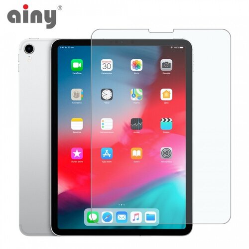 Защитное стекло Ainy 2.5D 0,33mm для Apple iPad Pro 11" (2018)