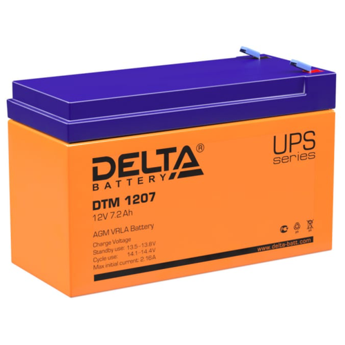 DELTA Battery DTM 1207 12В 7.2 А·ч