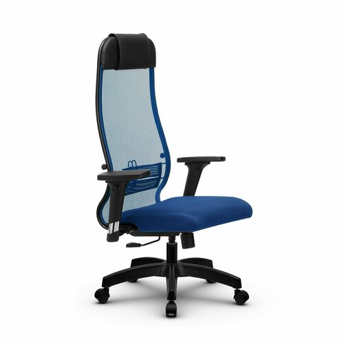 Компьютерное офисное кресло метта В 1b11/2D, Основание 17831, Синее