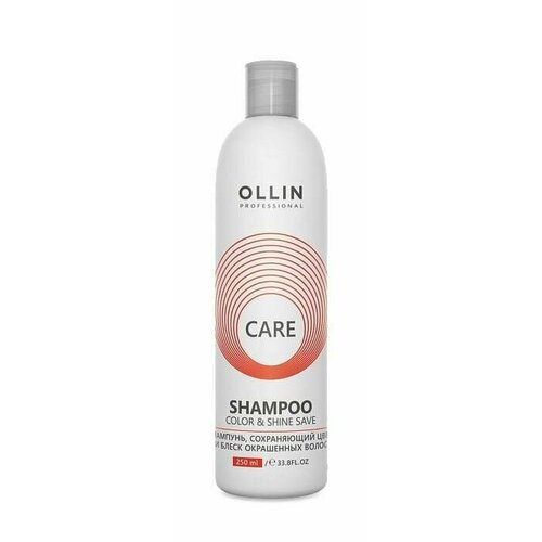 Ollin Care Шампунь, сохраняющий цвет и блеск окрашенных волос Color&Shine Save Shampoo 250мл